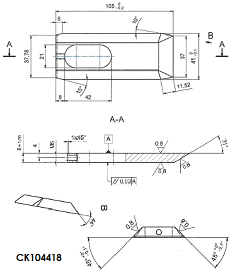 Linck Chipper Knives (Click for Details) | Lancashire Saw Company